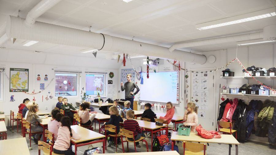 Plads til at lære: gode midlertidige lokaler sikrer skolearbejdet med ...